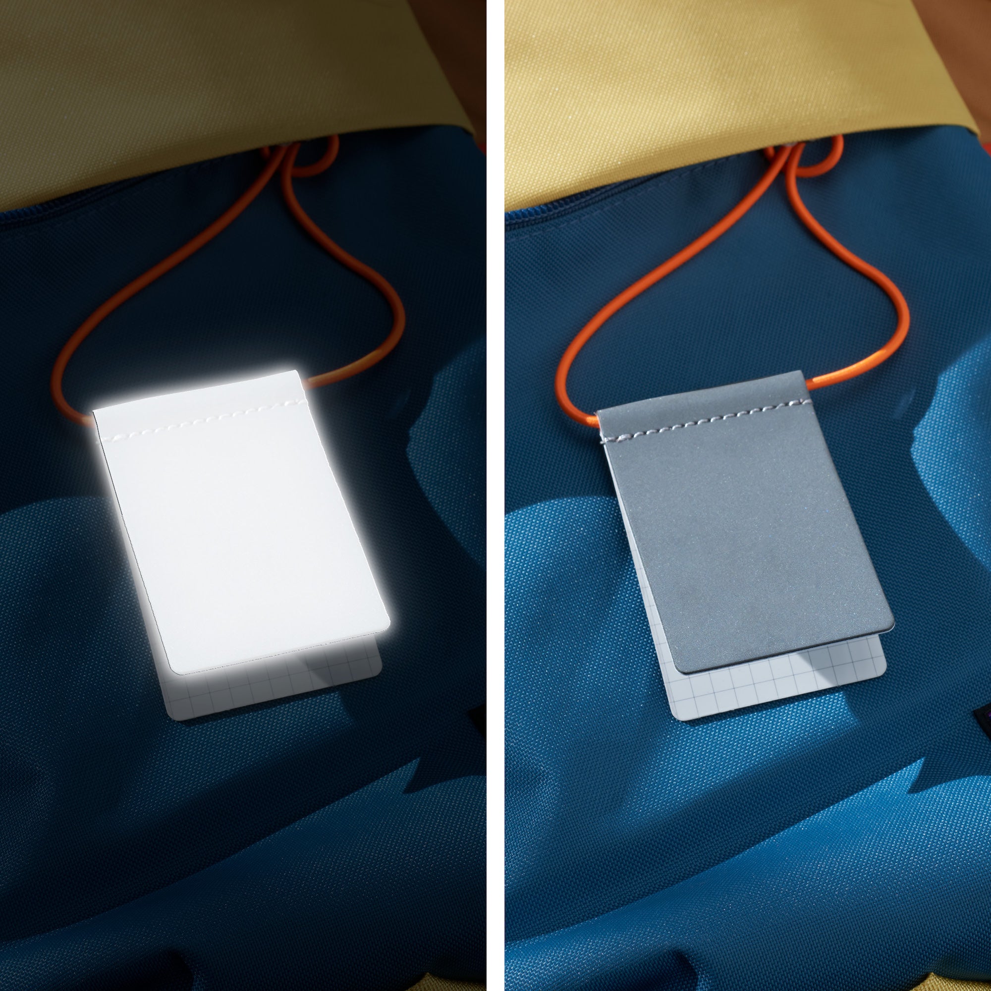 reflective luggage tag – march